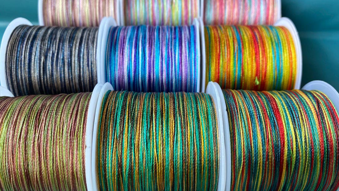 0.3 Mm-130 Metres Gradient Colors DIY Jewelry Beading String 9 Colors ...