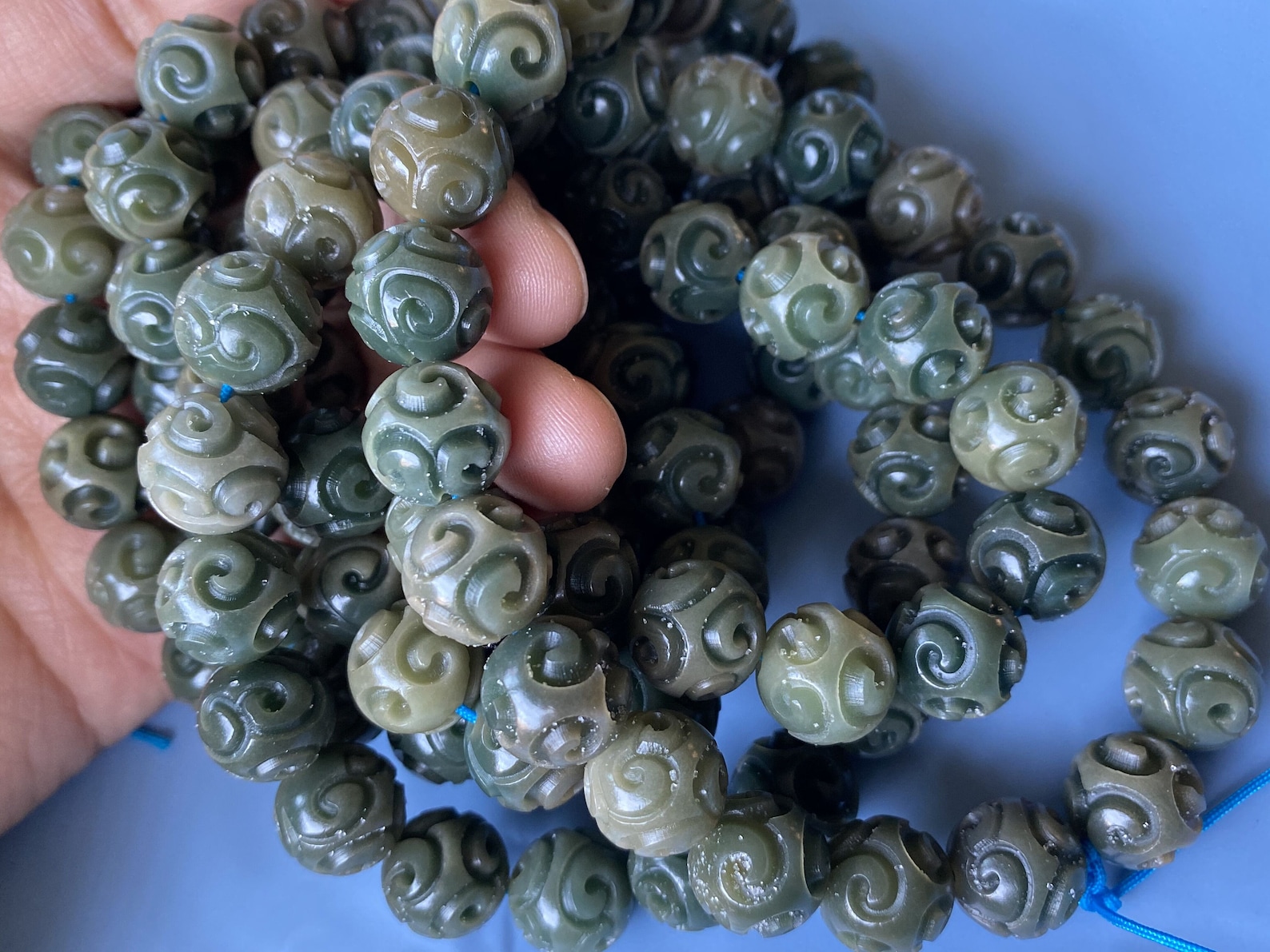 Pipal Tree Seed Beads: 13mm Round Buddhism Prayer Beads - Etsy