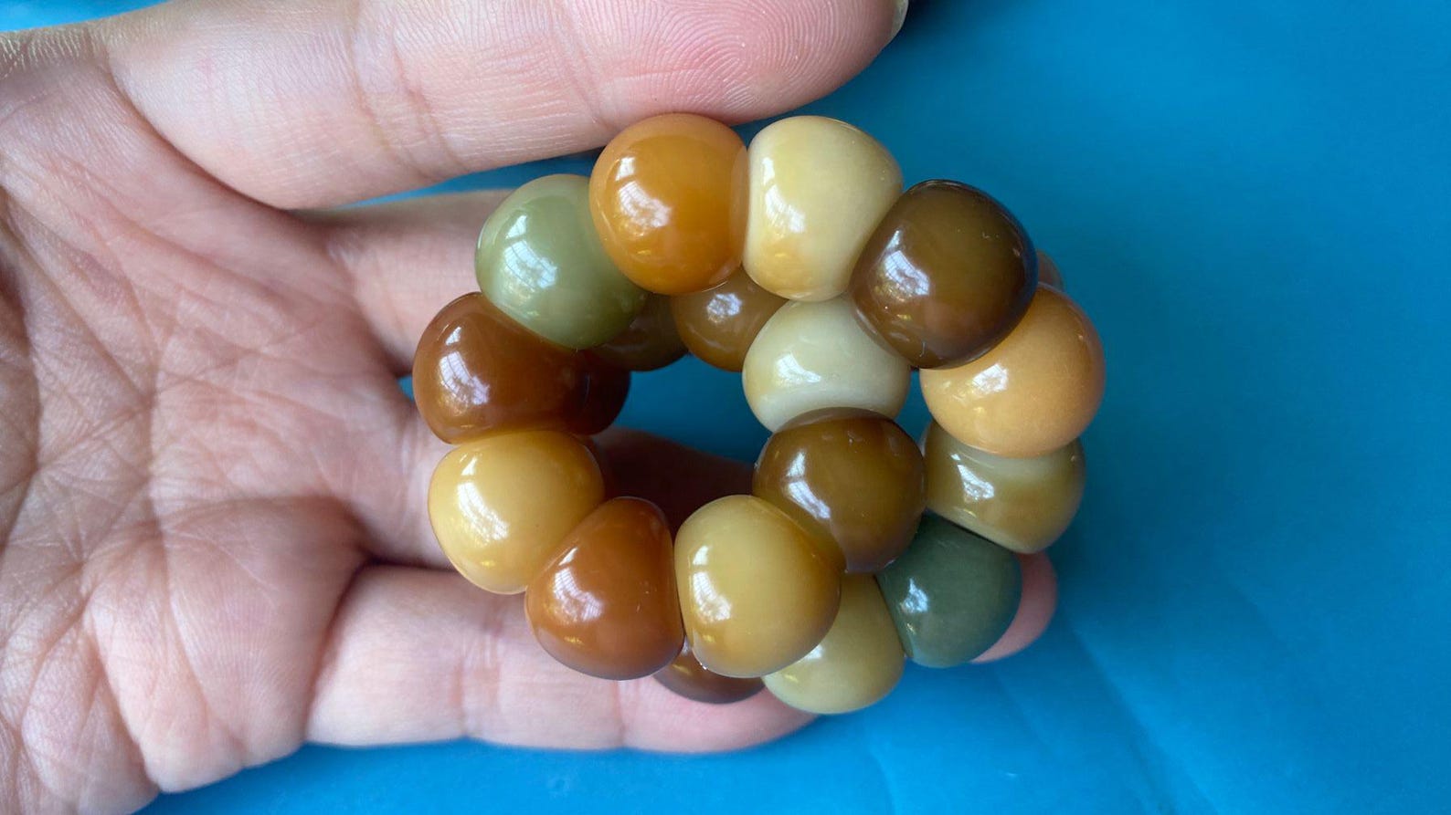 Natural Bodhi Root Beads: Candy Color Twist, DIY Jewelry (14mm) - Etsy