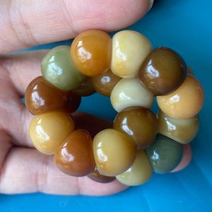 Natural Bodhi Root Beads: Candy Color Twist, DIY Jewelry (14mm) - Etsy