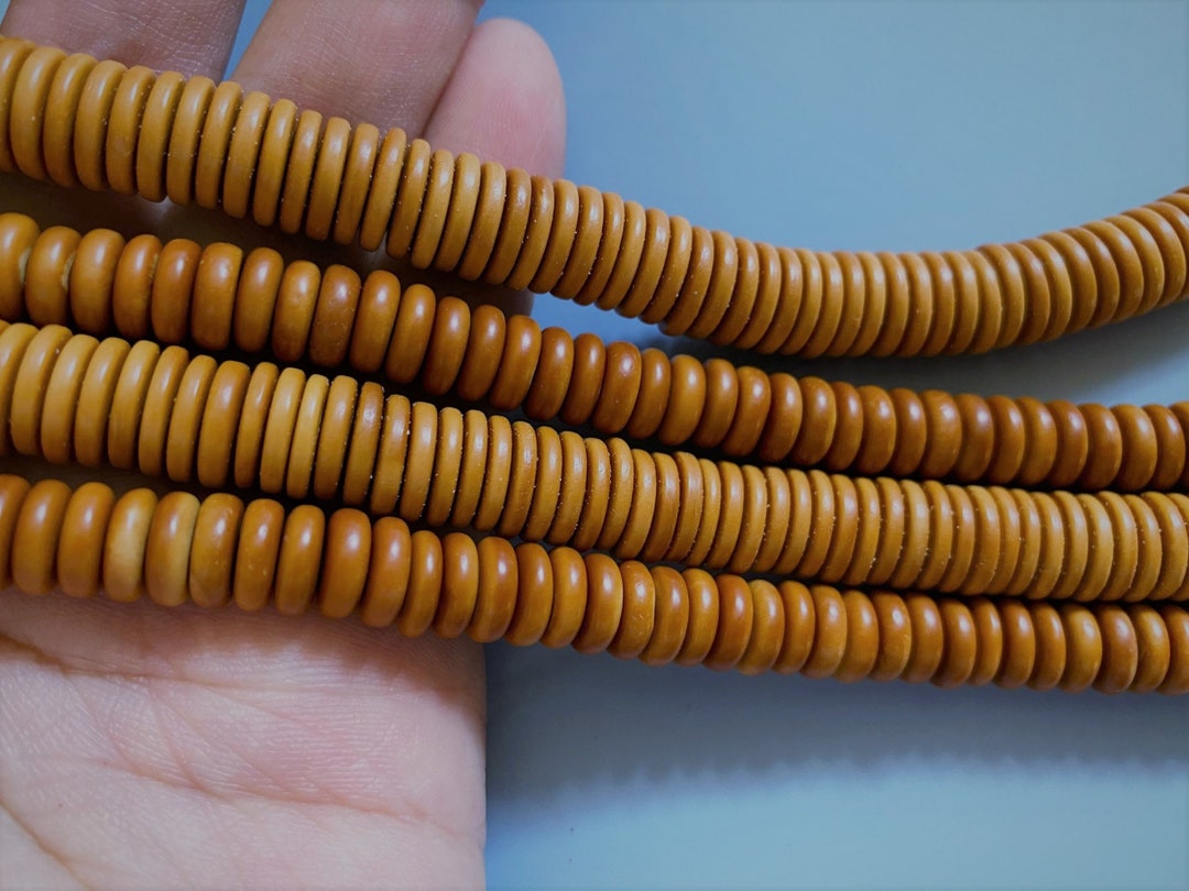 Full Strand Natural Olive Septum Beads 6mm 8 Mm 10 Mm,wood Stopper ...