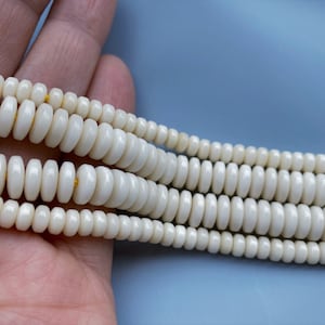 Full Strand 108 Pcs Tagua Nut Beads 5*3 Mm,ivory Nut Beads,loose Beads ...