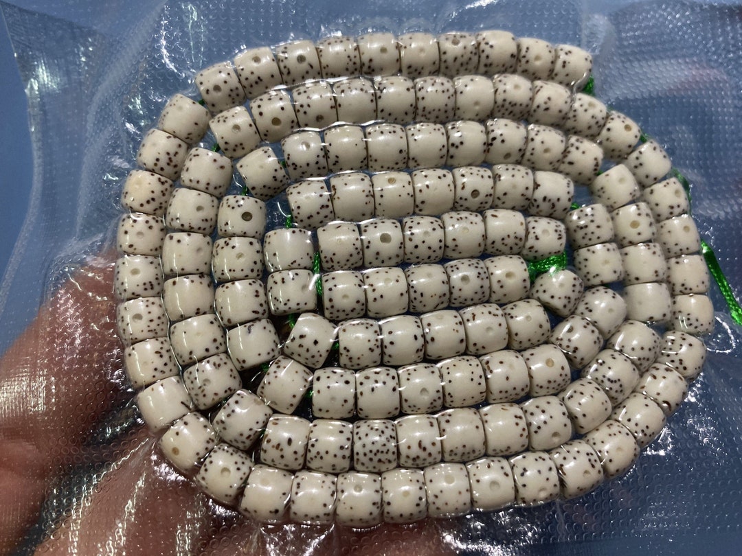 Starmoon Bodhi Beads: Natural Pipal Tree Seed, 108 Pc Strand (7x6 Mm ...