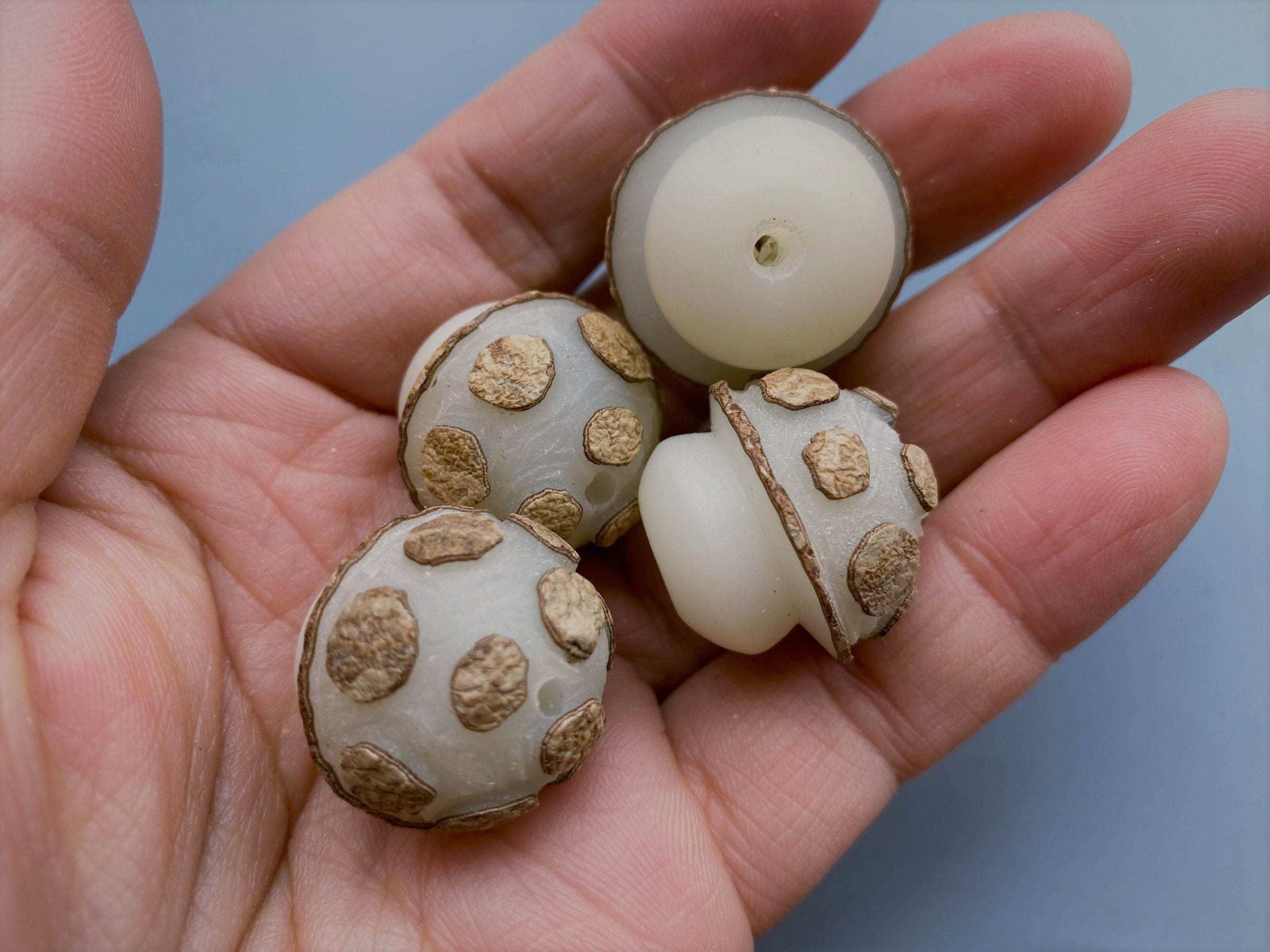 2 PCS Natural Bodhi Root Mushroom Charms 2125 Mmbodhi - Etsy