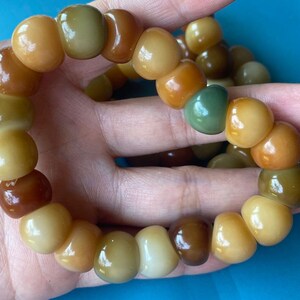 Natural Bodhi Root Beads: Candy Color Twist, DIY Jewelry (14mm) - Etsy