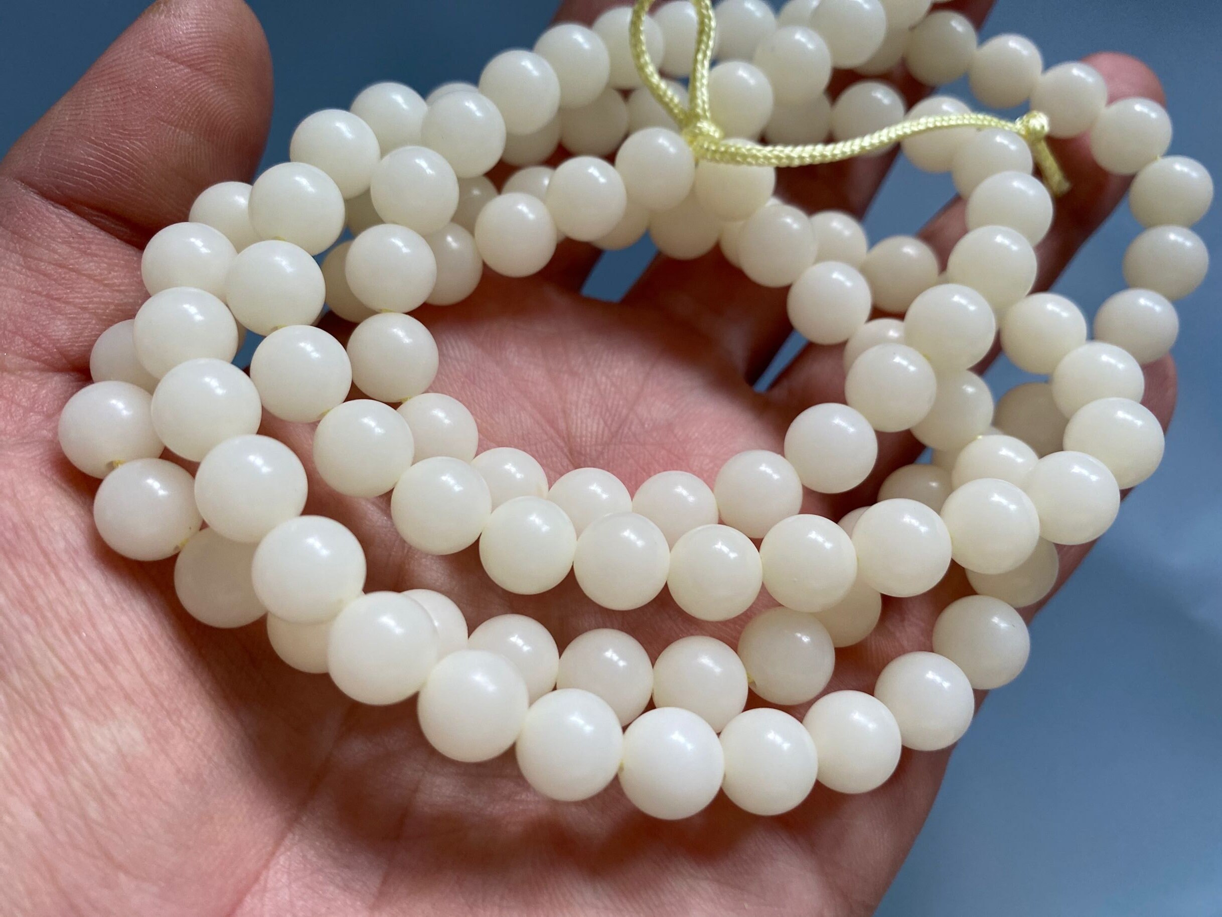 Natural White Bodhi Root Beads: 108 Loose Beads (6-16mm) - Etsy