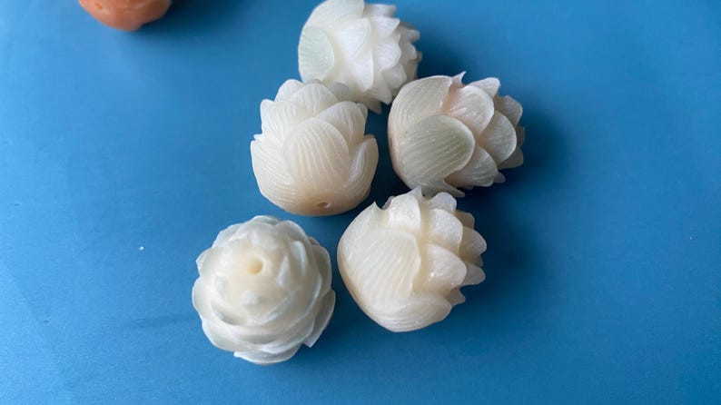 2 PCS Natural Bodhi Root Lotus Beads: DIY Jewelry Making (20-22 Mm) - Etsy