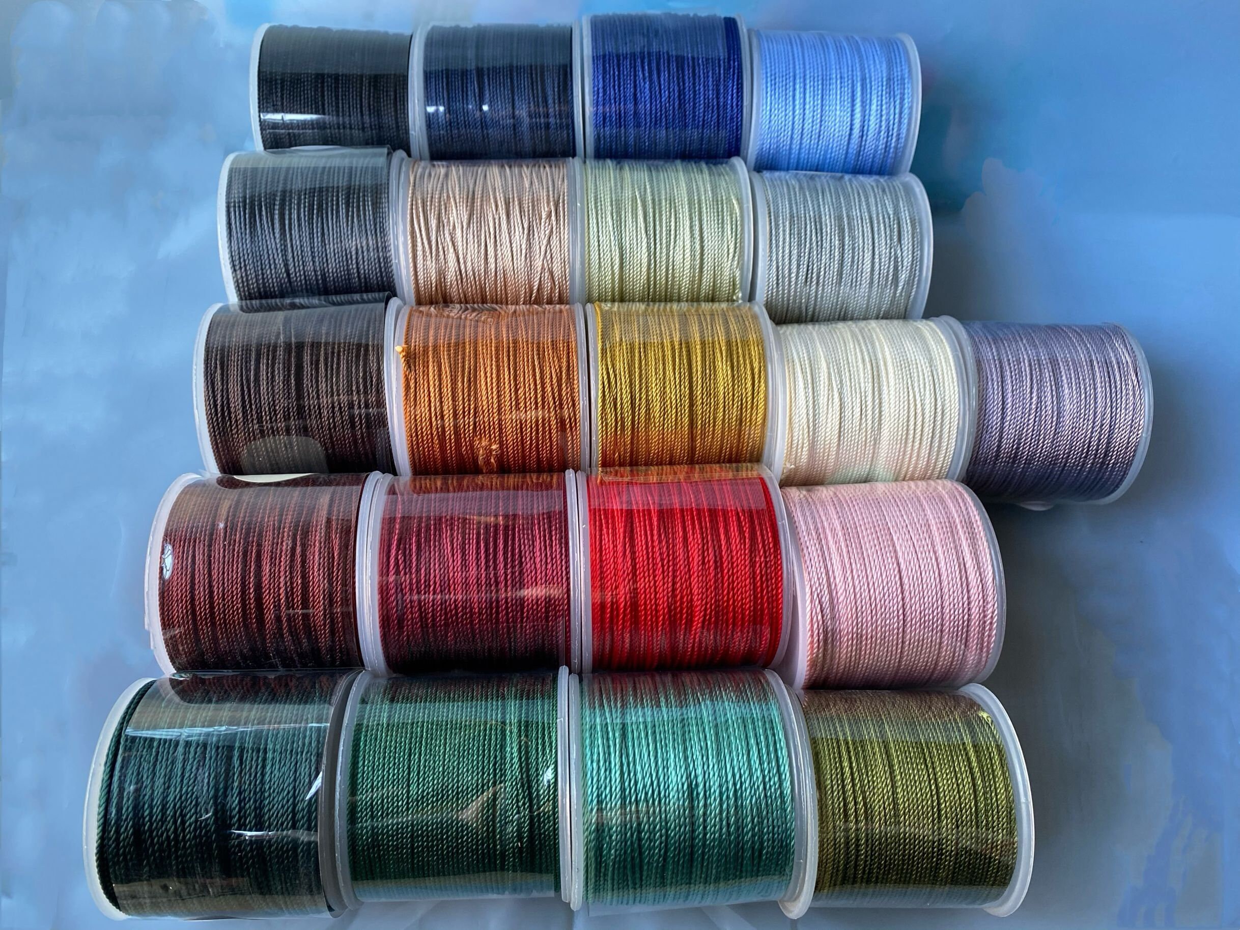 1.0mm Nylon Braided Cord: 24-ply Knot String, Beading Wrap (85 Metres ...