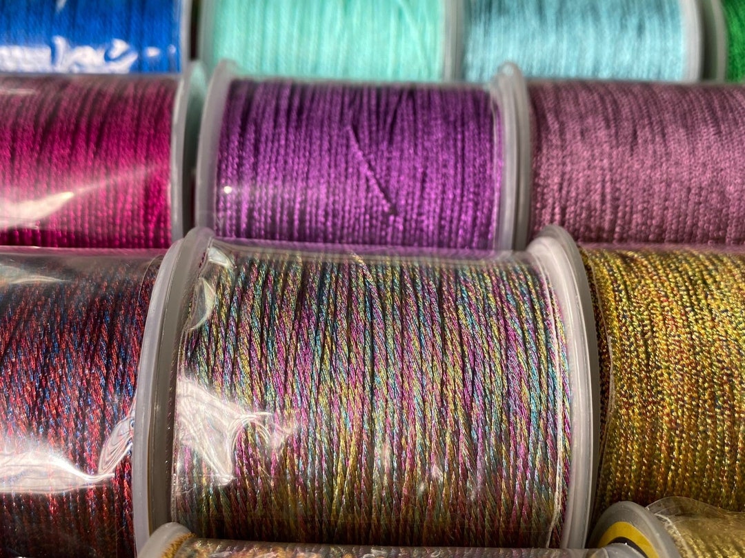 0.9-1.0 Mm-metallic Twisted Cord Non-stretch 27 Colors,diy Jewelry ...