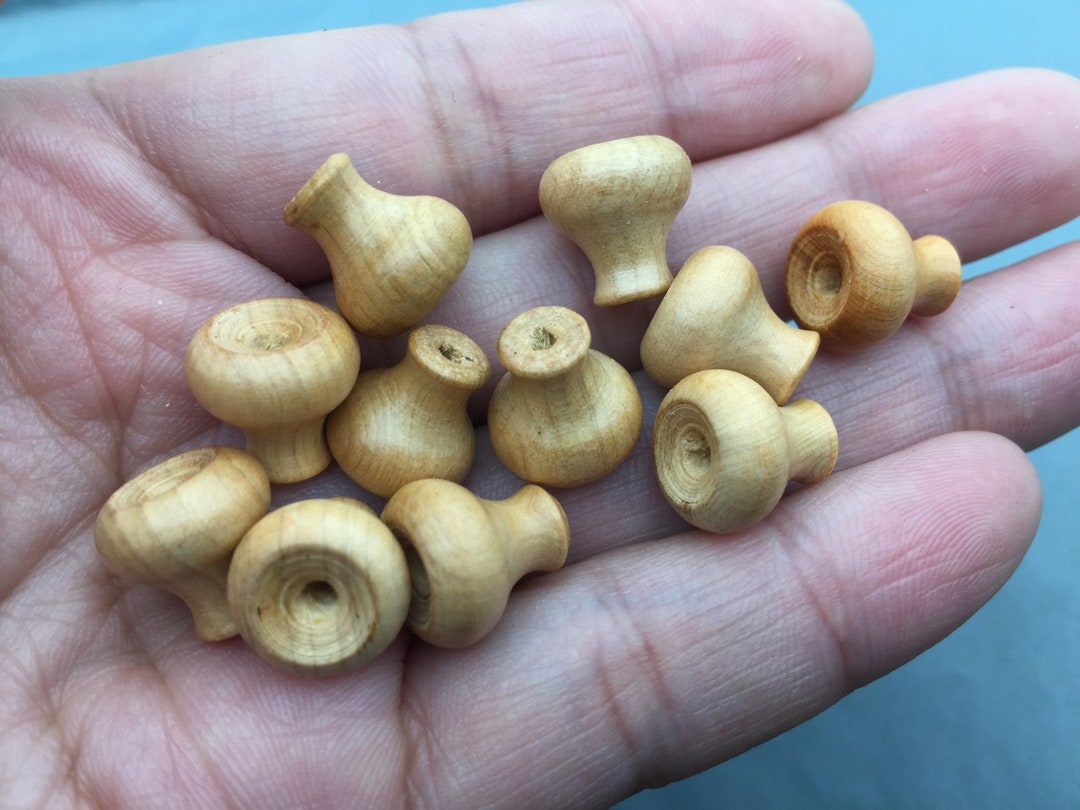 2 Pcs Wood Guru Bead Cones: 3-hole DIY Accessory (11.8x12 Mm) - Etsy