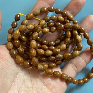 Full Strand Kuka Olive-shaped Beads 8*5 Mm 9*6 Mm 10*7 Mm,wood Spacer ...