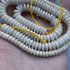 Full Strand 108 Pcs Tagua Nut Beads 5*3 Mm,ivory Nut Beads,loose Beads ...