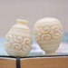2 PCS or 4 PCS Natural Corozo Nuts Engraved Great Wall Lines 3 Holes ...
