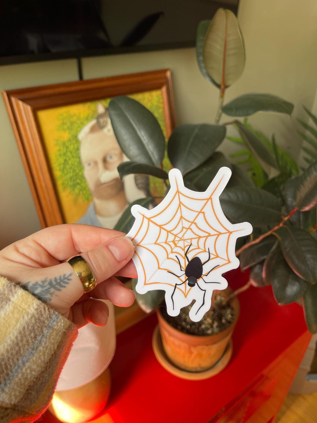 Cute Halloween 3" Vinyl Sticker - Spider - Etsy