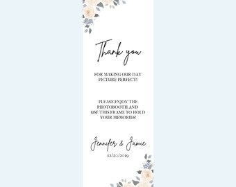 Thank You Photo Booth Frame - Etsy