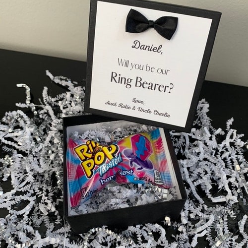 Ring Bearer Proposal Card - Etsy