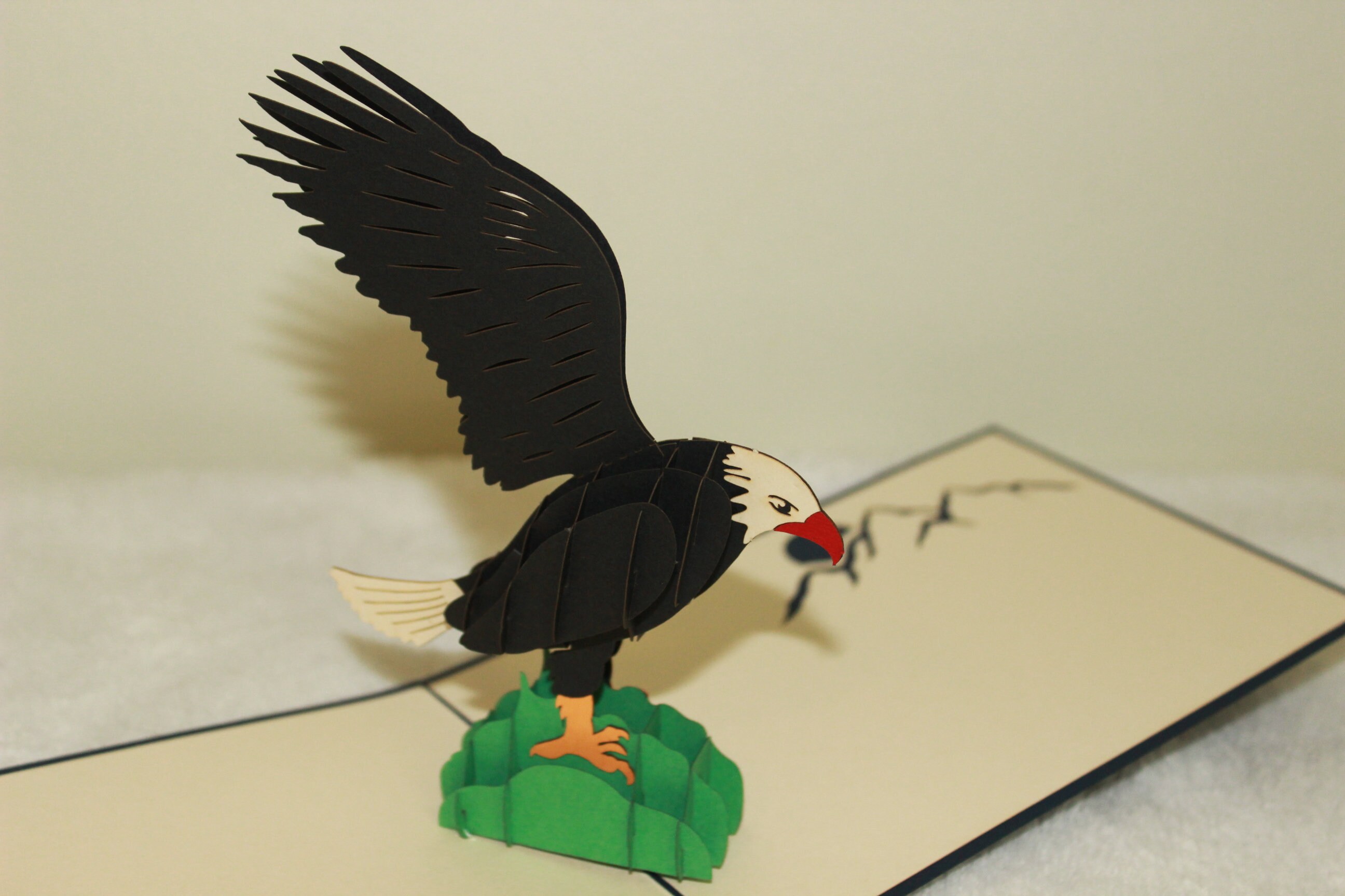 Eagle Pop up Card/ Pop up Eagle Card/ Eagle 3d/ 3d Eagle - Etsy