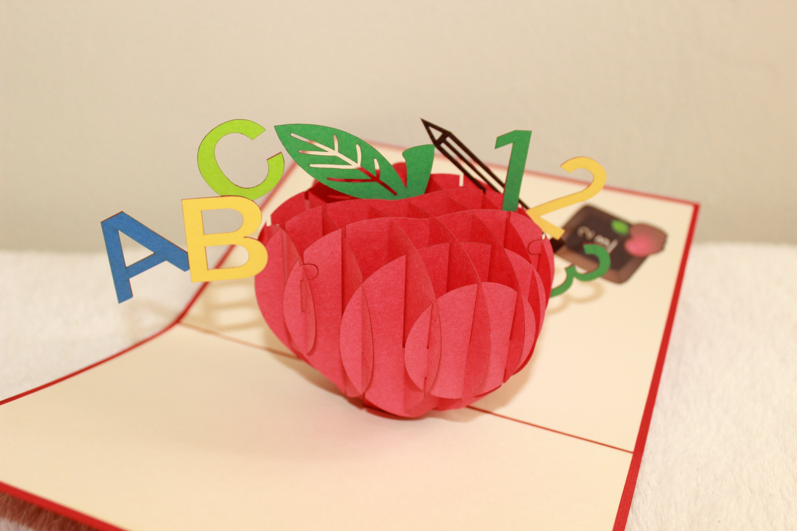 Pop up Teacher Card/ Teacher Pop up Card - Etsy