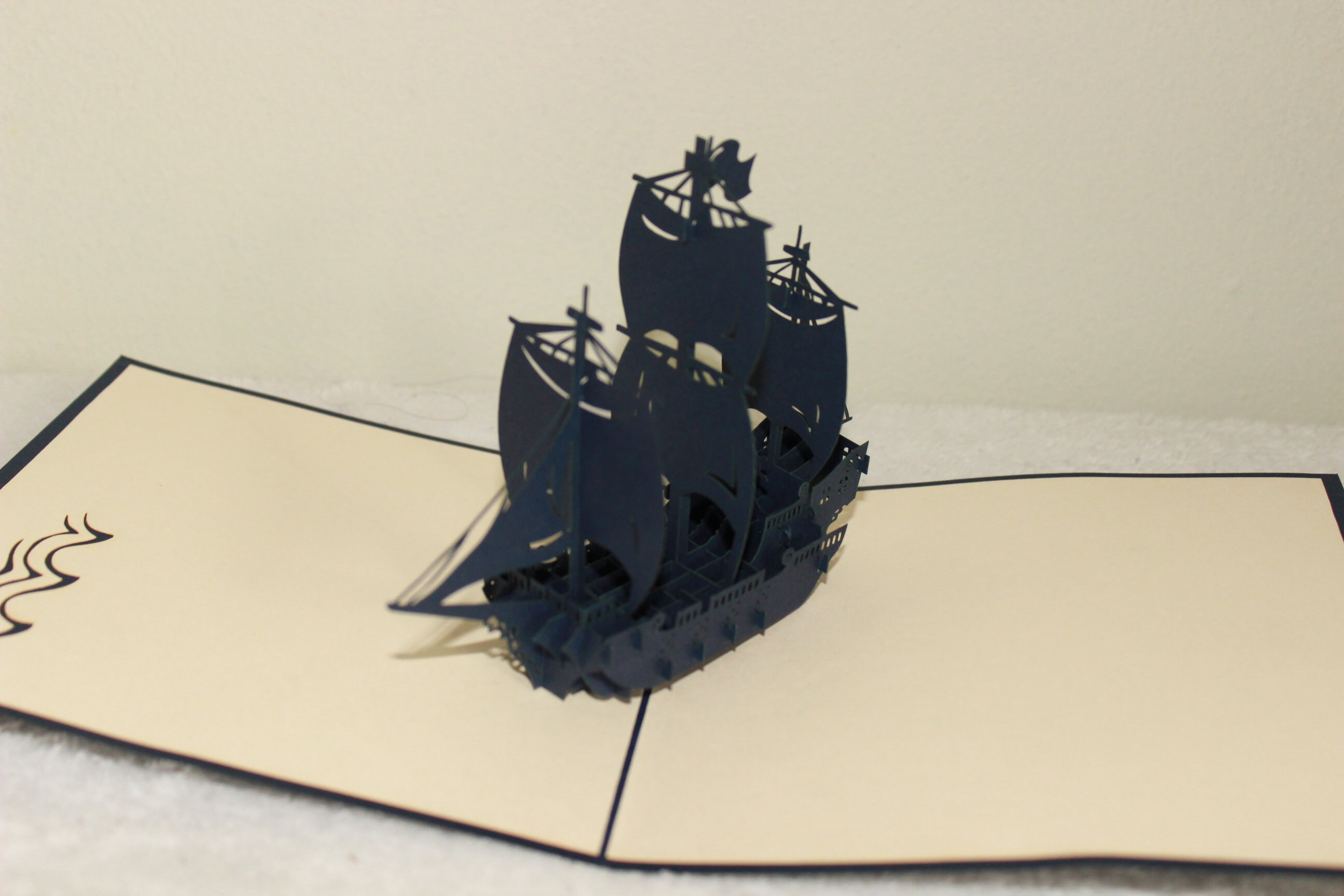 Pop up Boat/ Boat Pop up / 3d Boat - Etsy