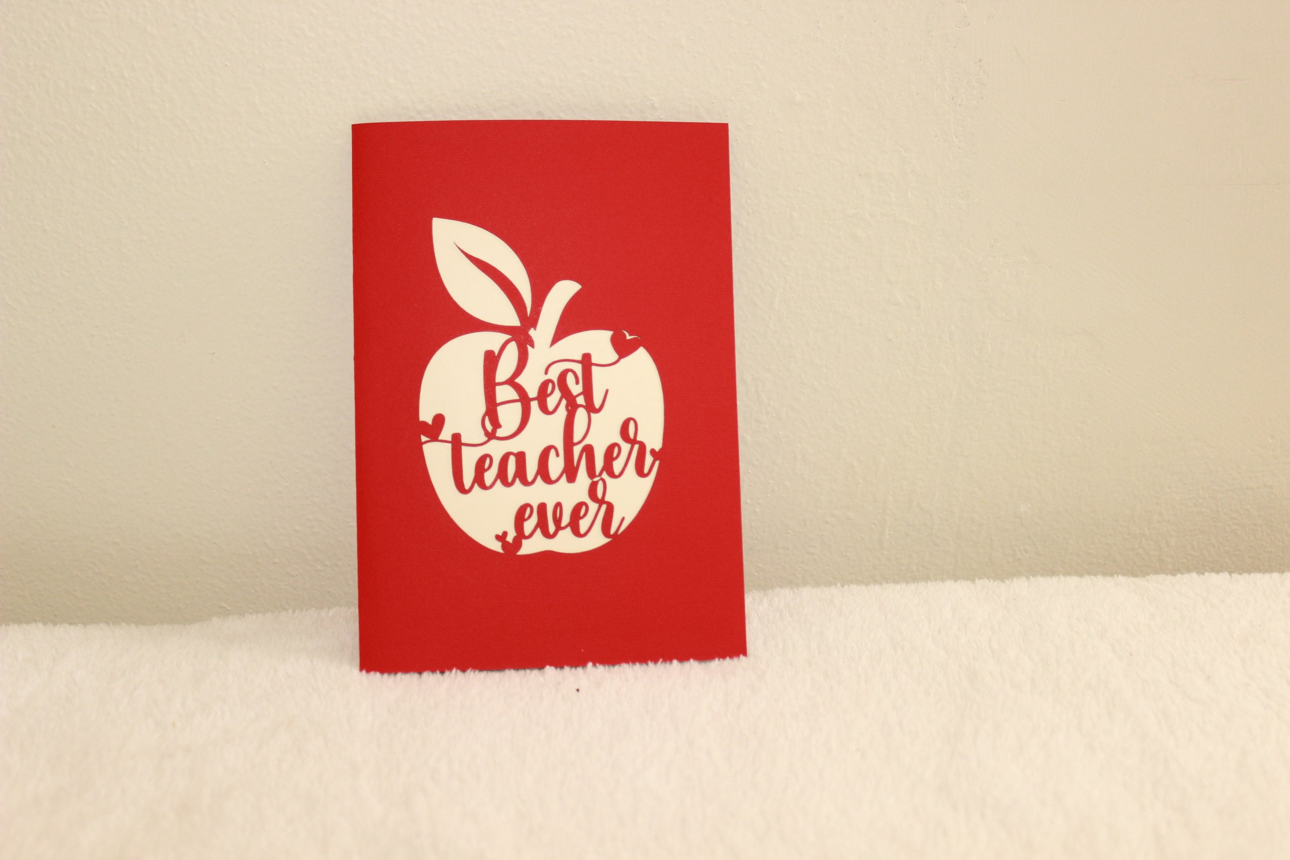 Pop up Teacher Card/ Teacher Pop up Card - Etsy