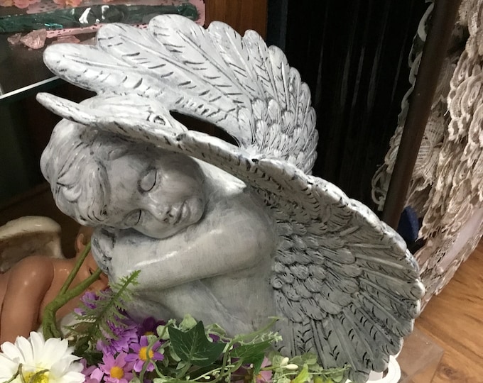 Angel, Garden Angel, Ceramic Angel, Handcrafted Angel, Memorial Angel ...