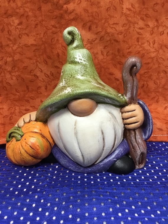 Halloween Gnome Gnome Witch Gnome Handcrafted Gnome Garden | Etsy
