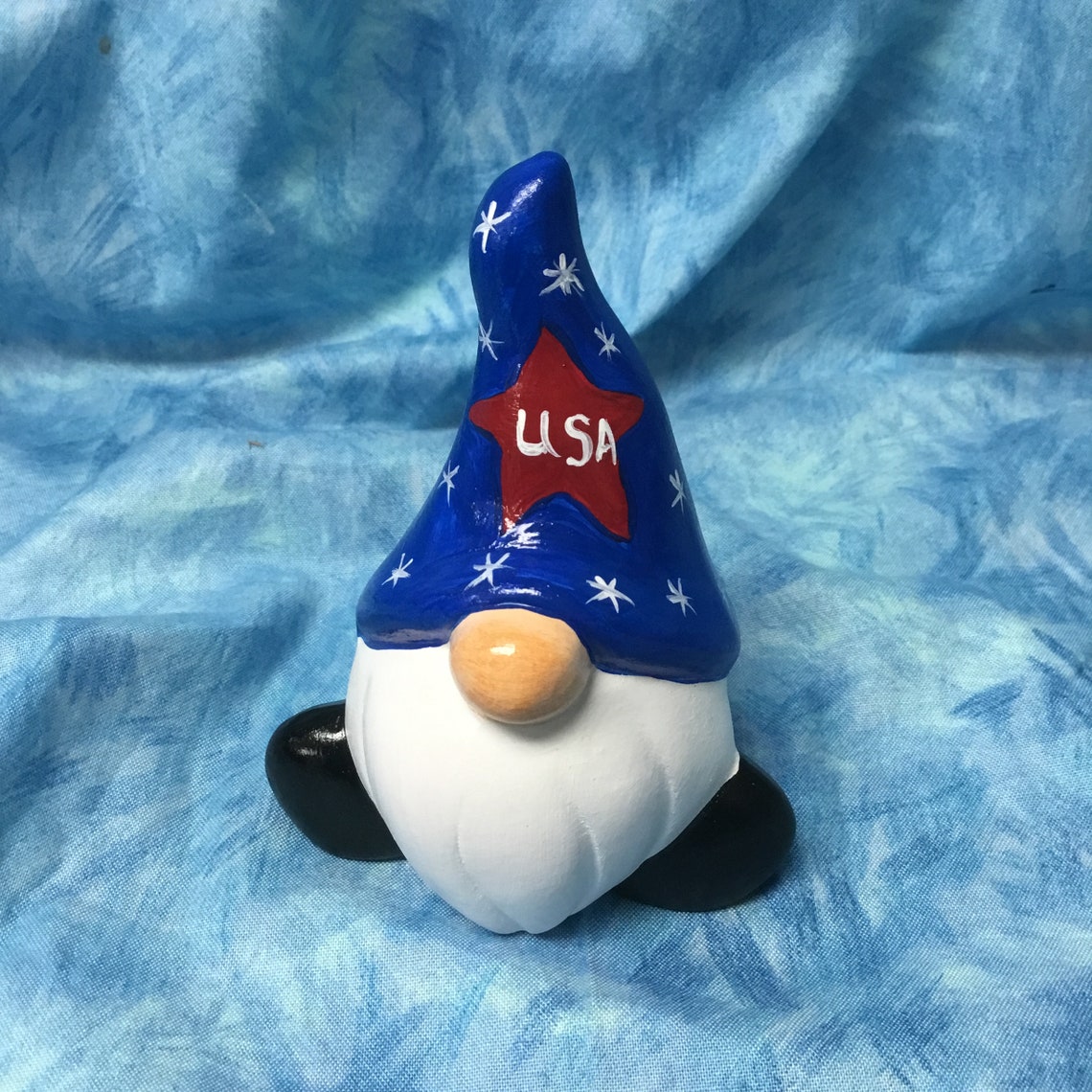 USA Gnome Gnome Patriotic Gnome Ceramic Gnome Home and - Etsy