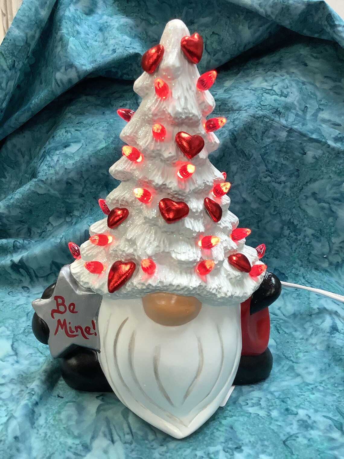 Valentine’s Gnome, Gnome, Ceramic Gnome, Valentine’s, Handcrafted Love ...