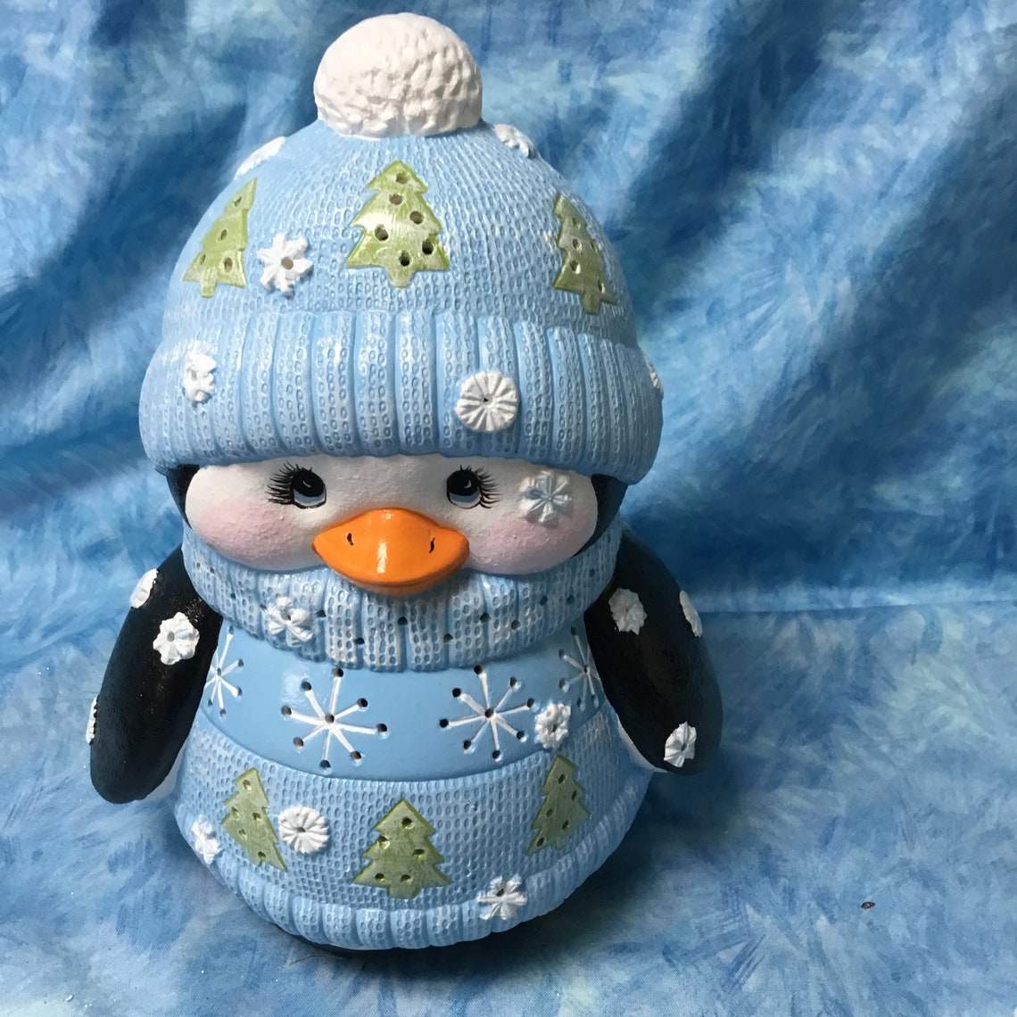 Handcrafted Lighted Adorable Penguin That Lights Up. Lighted | Etsy
