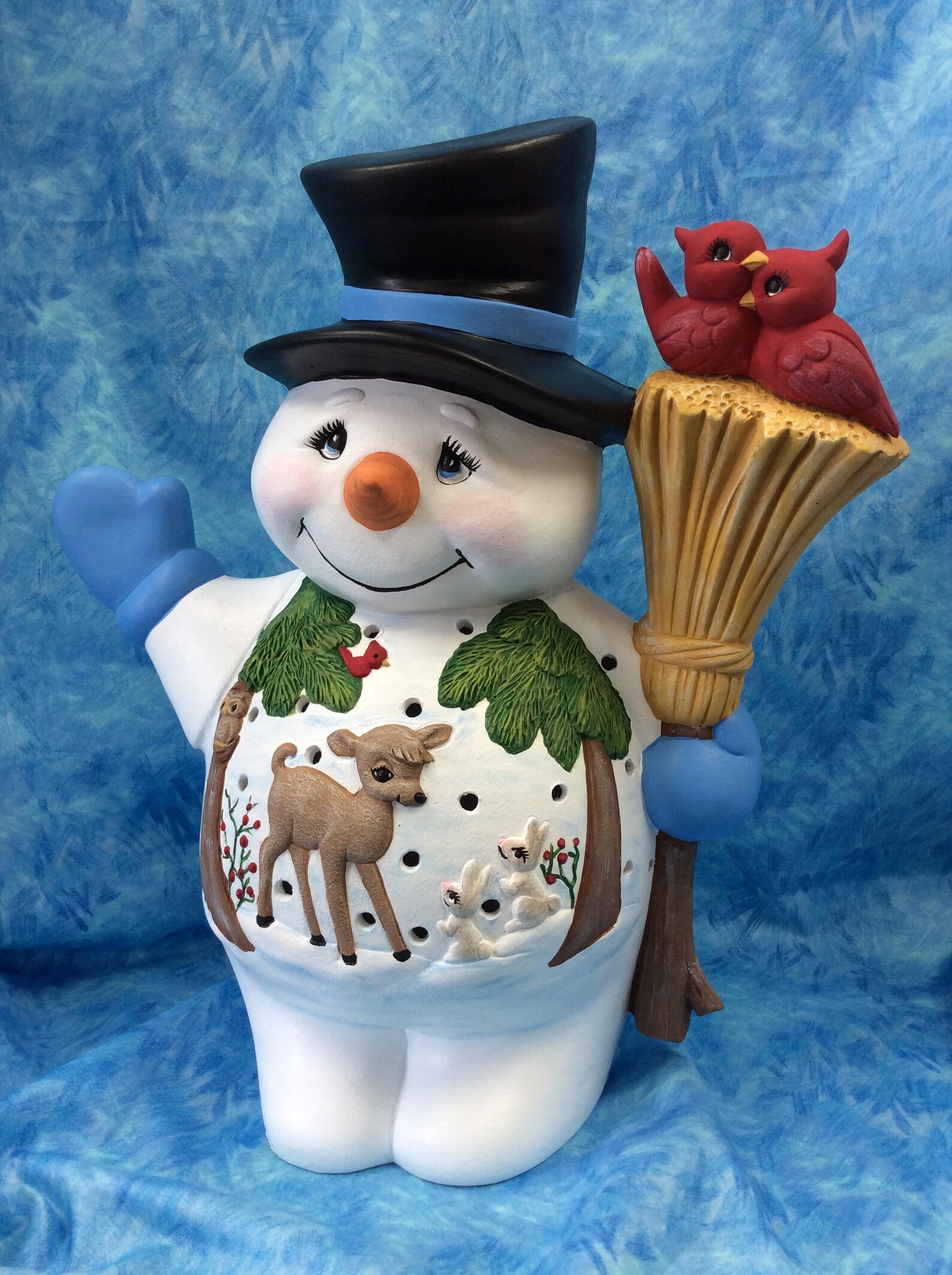Adorable, Chubby, Happy, Lighted Snowman - Etsy