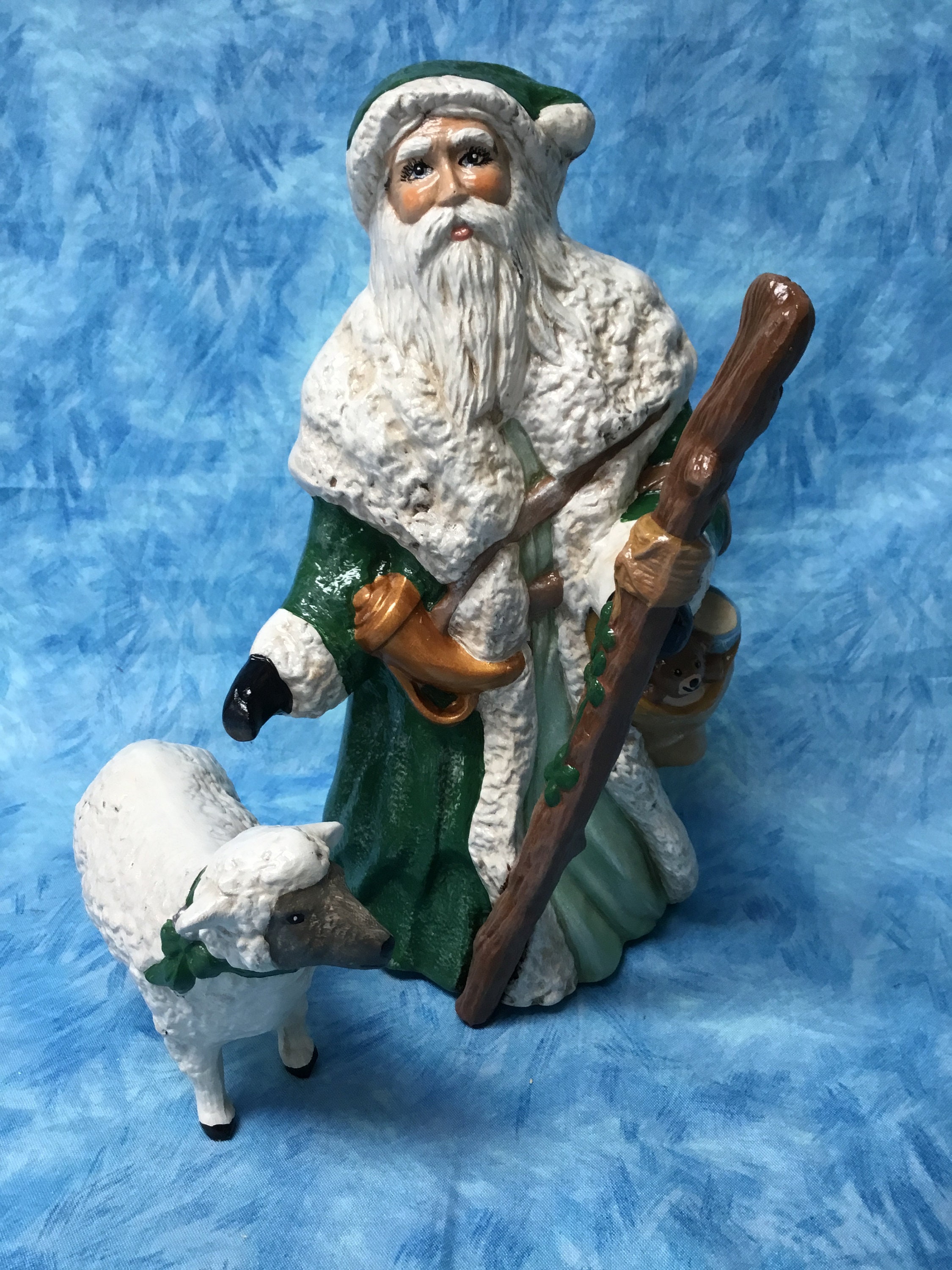 Old World Irish Santa With Sheep, Old World Santa Collection ...