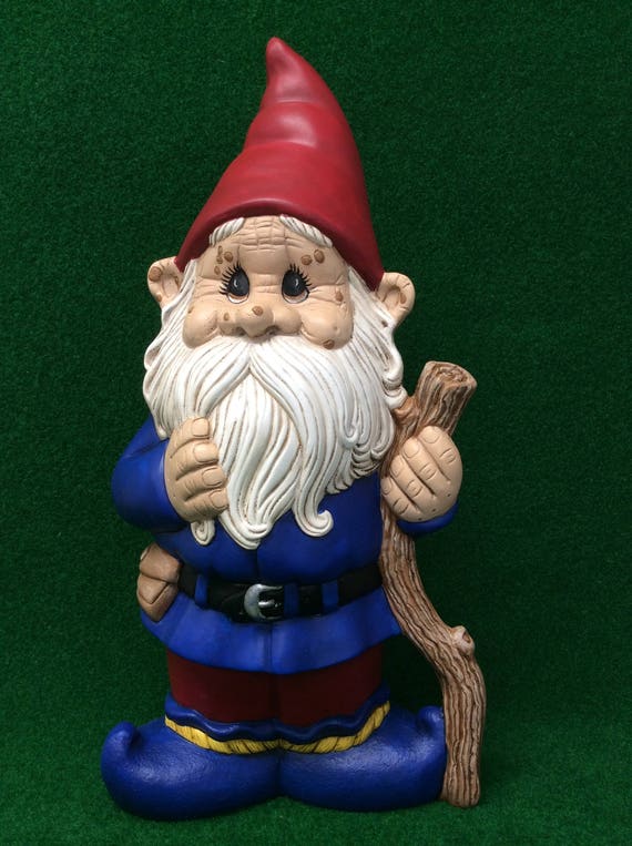 Gnome Statue Gnome Garden Art Garden Art Outdoors Art - Etsy