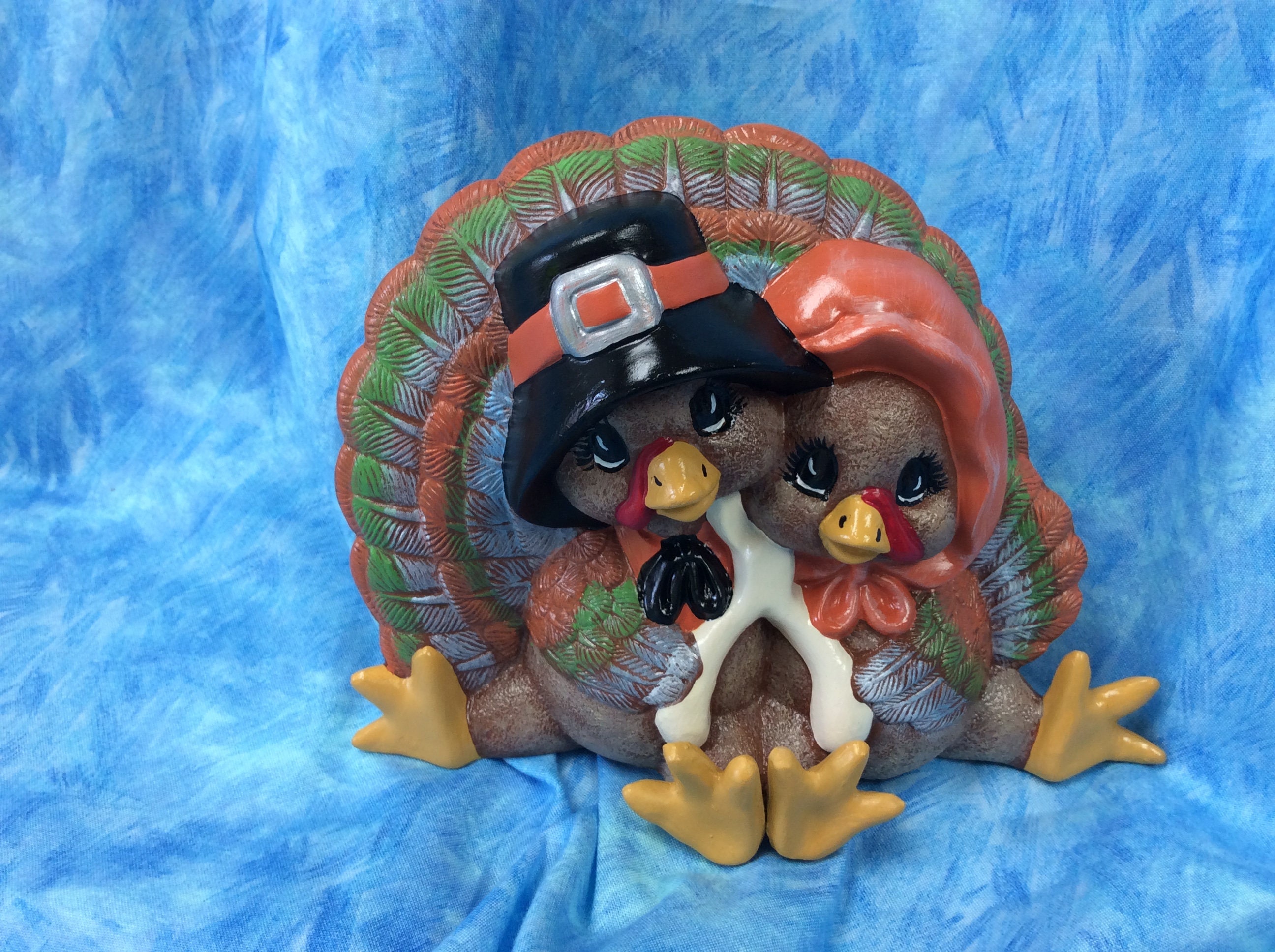 Turkey ceramic turkey Thanksgiving centerpiece | Etsy