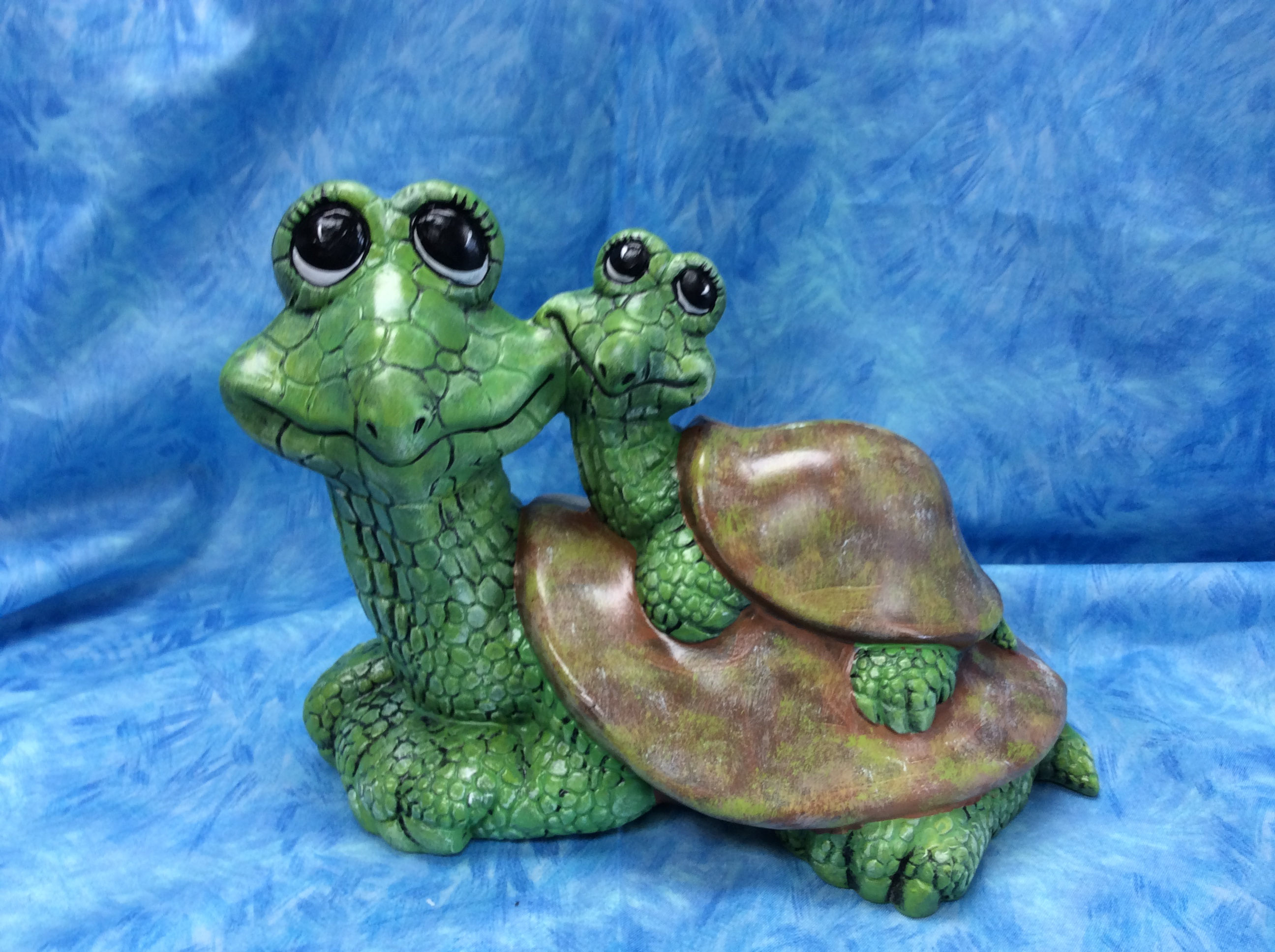 Ceramic Mama Turtle With Baby - Etsy