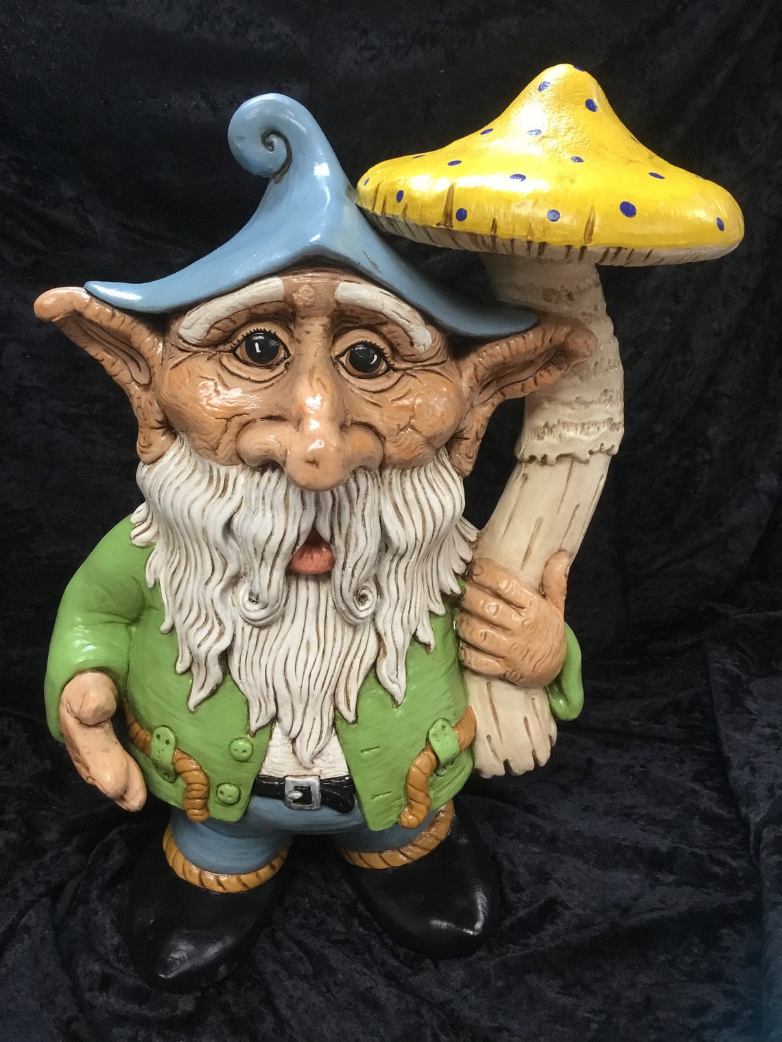 Troll Gnome Woodland Gnome Garden Art Handcrafted Gnome - Etsy