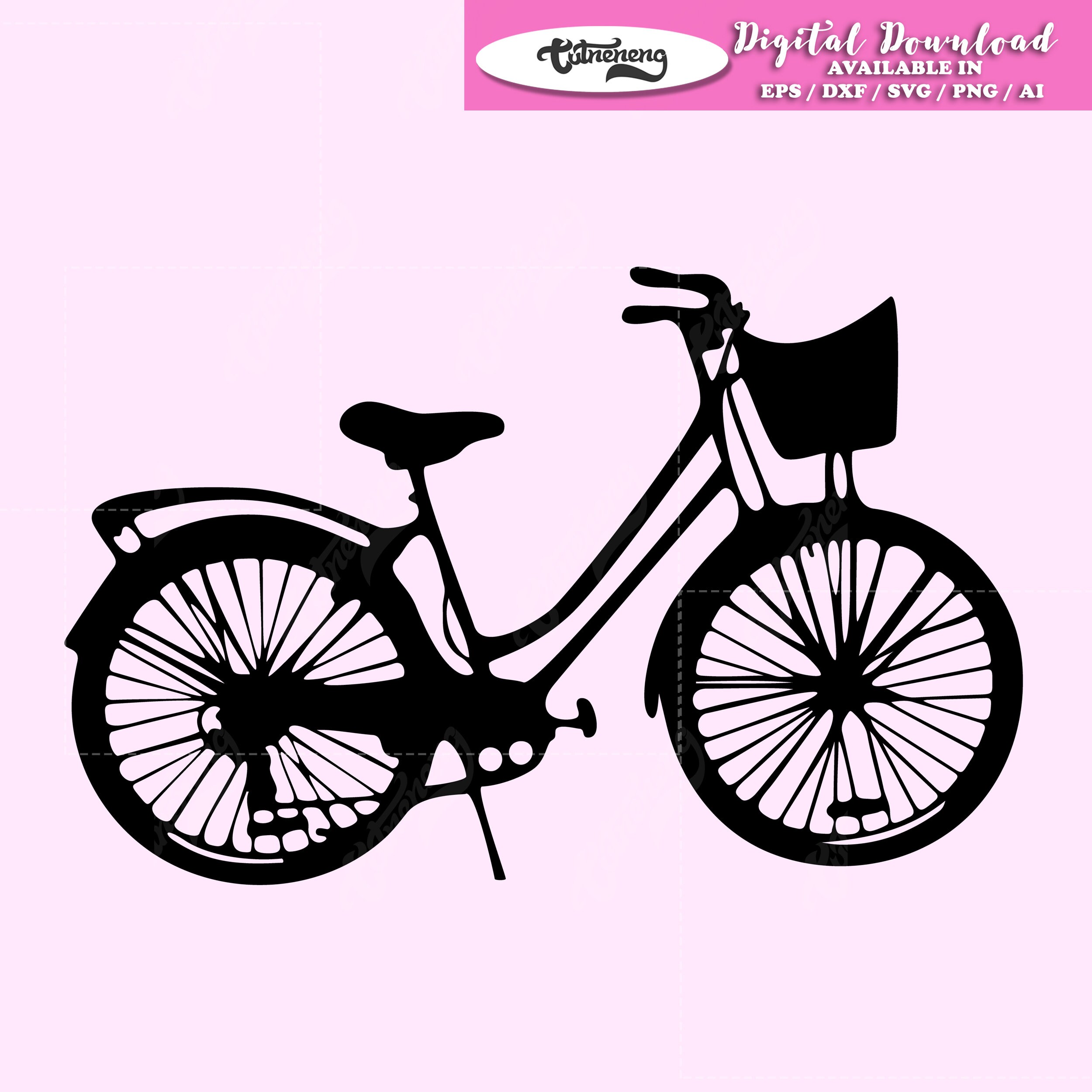 Bicycle Svg, Bike SVG, 2 Wheel Svg, Bike Cut File, Bicycle Vinyl Cut ...