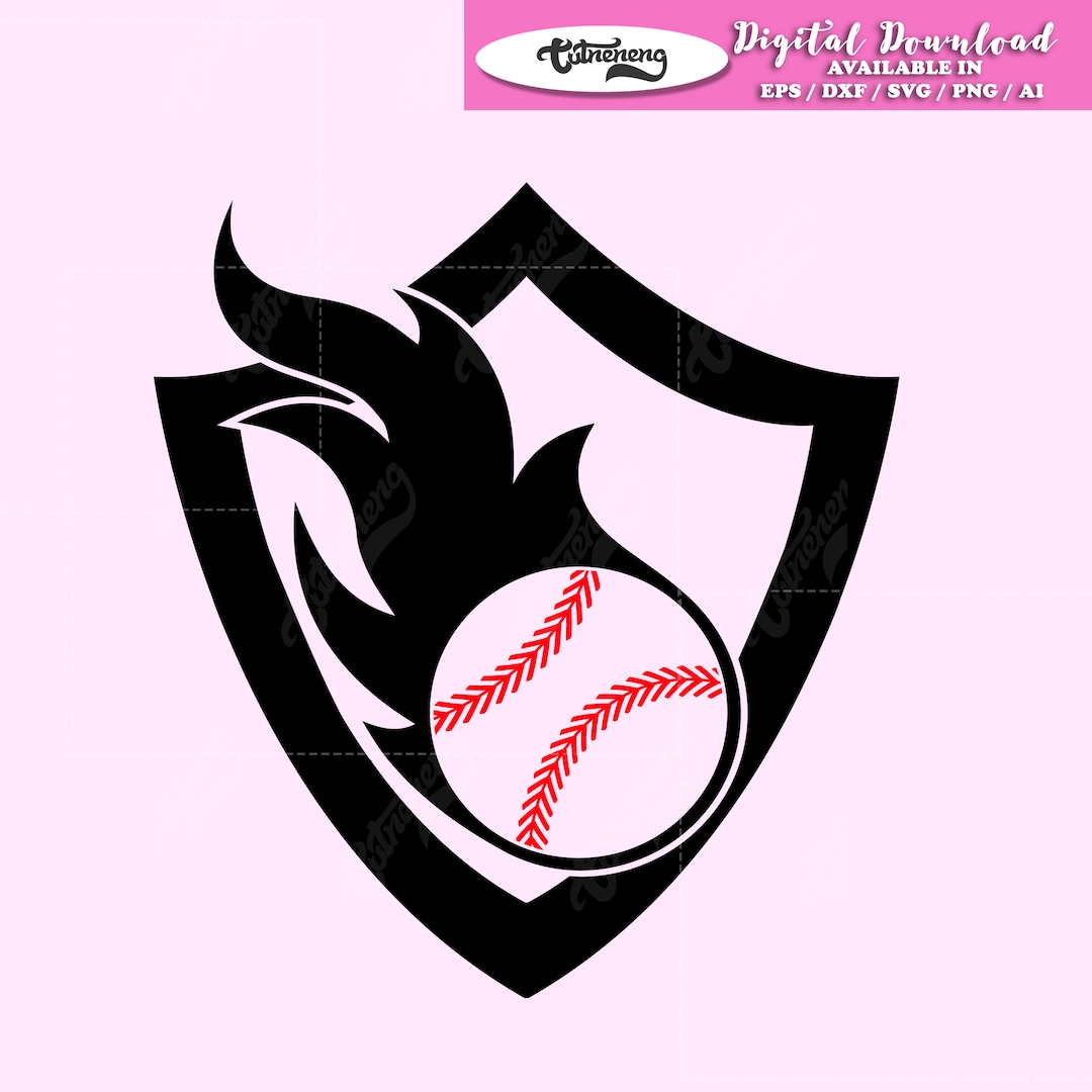 Baseball Svg, Softball Ball Svg, Softball Fire Svg, Sport Emblem Svg ...