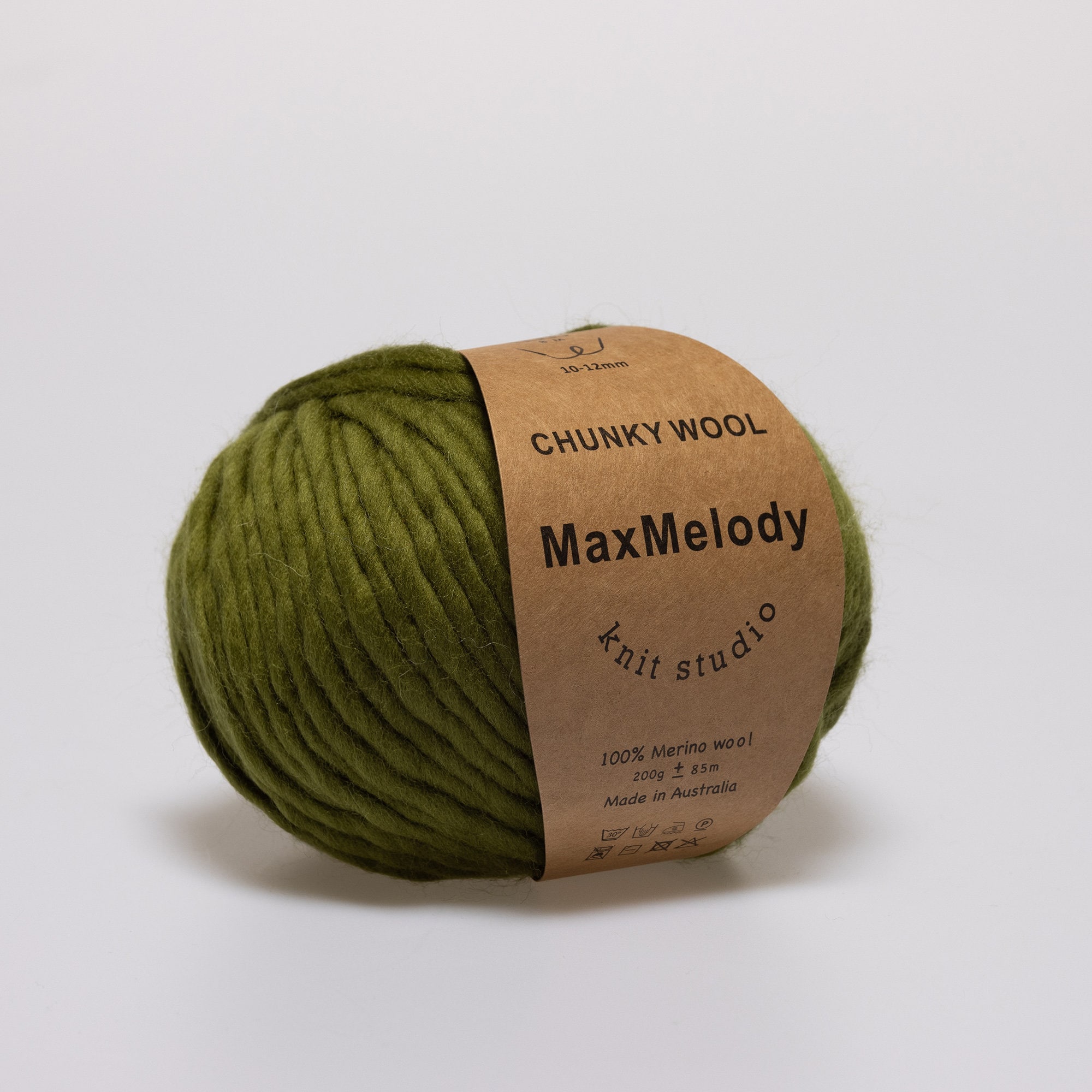 Super Chunky Bulky Knitting Yarn/ 200g Australian 100% Merino Wool Yarn ...