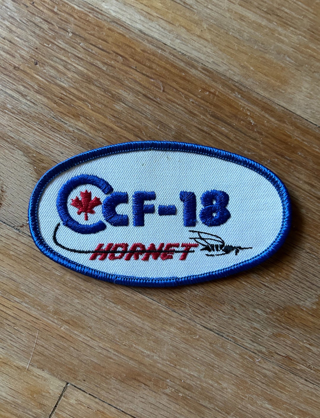 Vintage Oval Patch CF-18 Hornet Canadian Airforce - Etsy