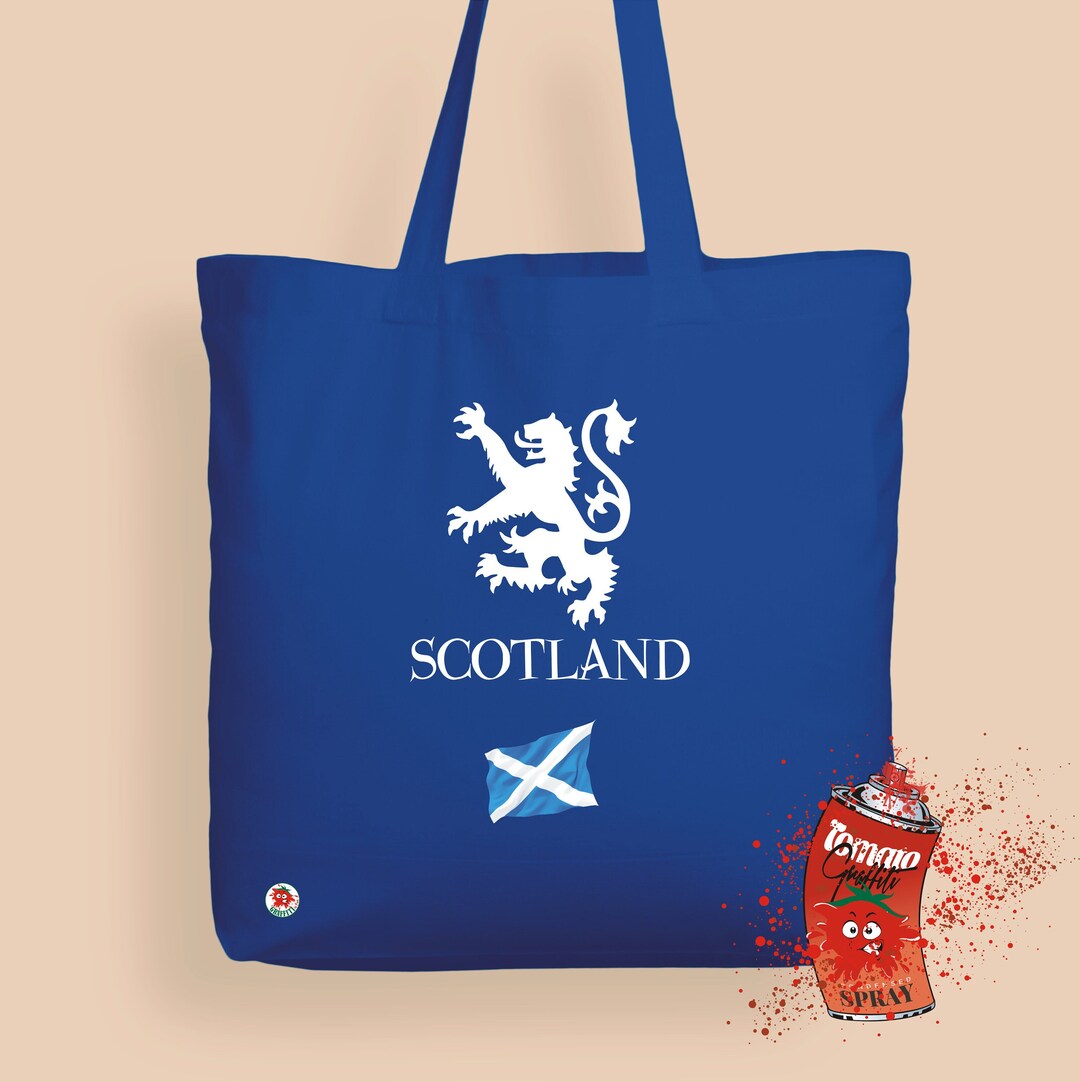 Scottish Lion and St. Andrews Flag of Scotland, Tote Bag - Etsy