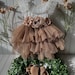 Brown Flier Girl Dress, Dresses for Girl, 1st Birthday Dress, Fancy ...