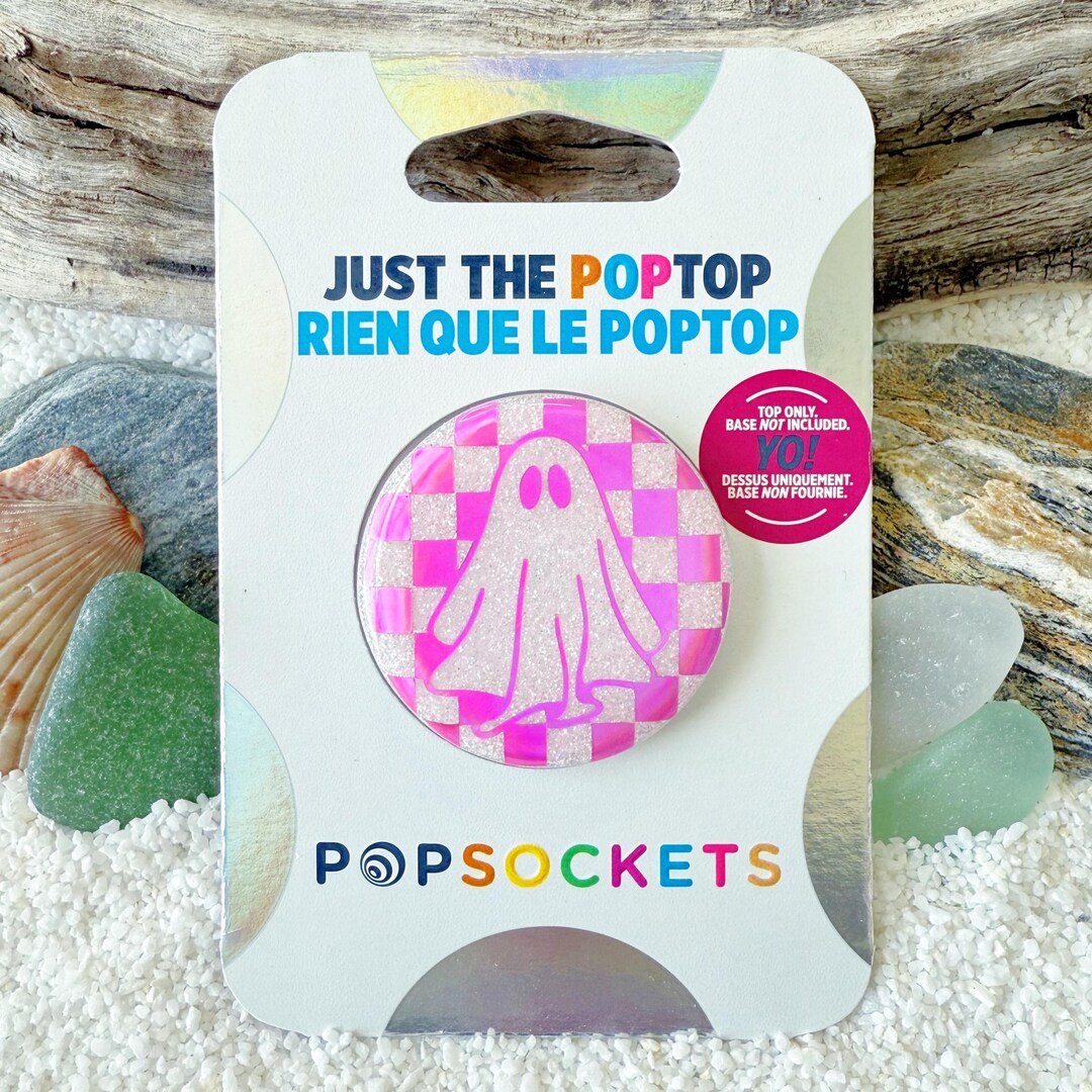 Hot Pink Holographic Ghost/white Glitter, Customized Swappable ...