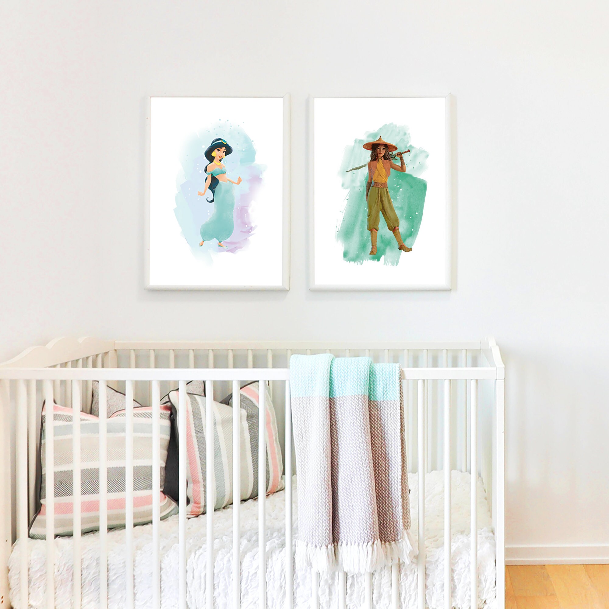 Raya and the Last Dragon Princess Watercolor PRINTABLE ART, Raya Print ...