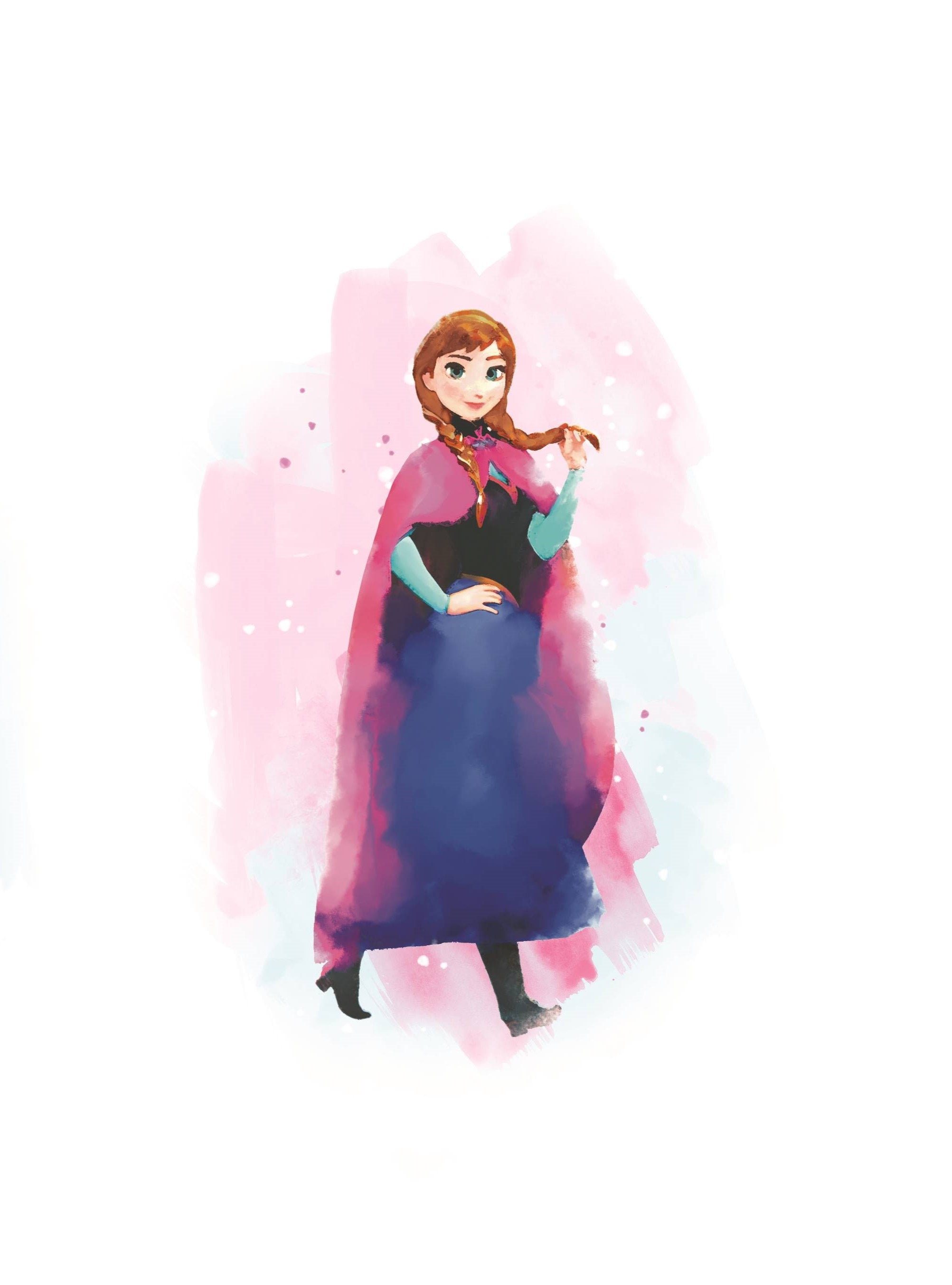 Anna Elsa Disney Watercolor PRINTABLE ART, Disney Anna Elsa Print ...