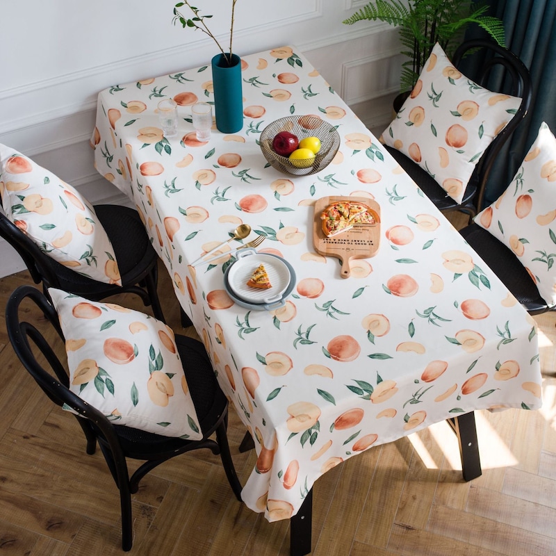 Peach Tablecloth - Etsy