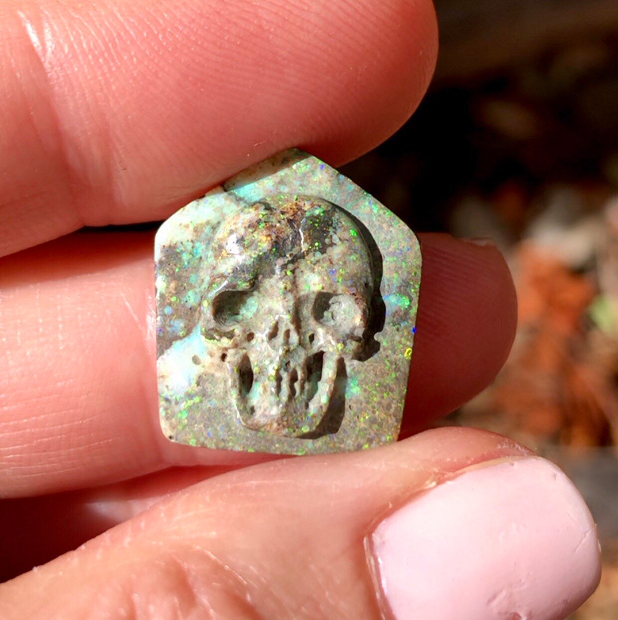Opal Skull Skull Carving Australian Opal Opal Carving - Etsy