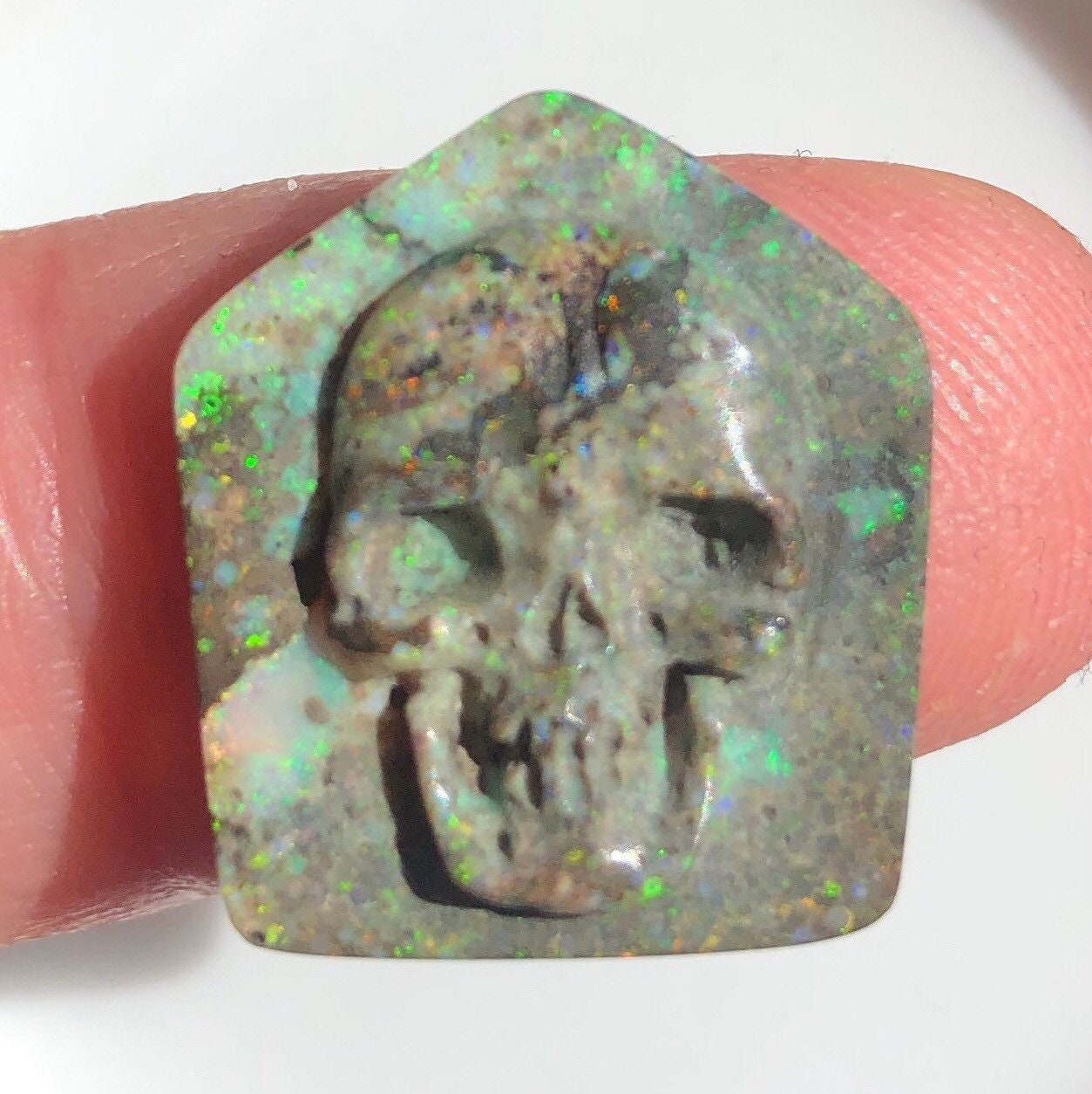 Opal Skull Skull Carving Australian Opal Opal Carving - Etsy