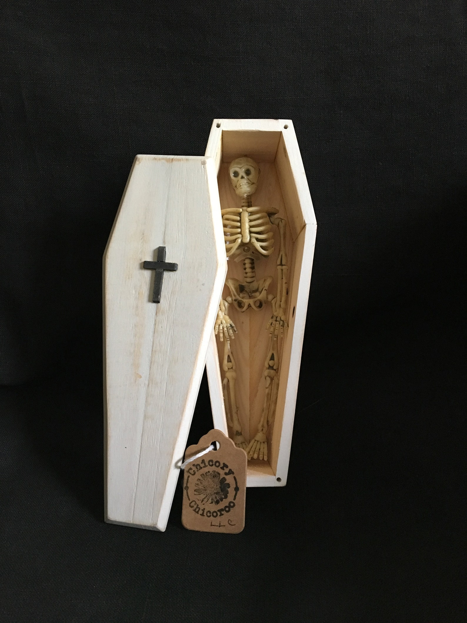 Toe Pincher Coffin With Cross - View Additional Pictures for Colors - Etsy