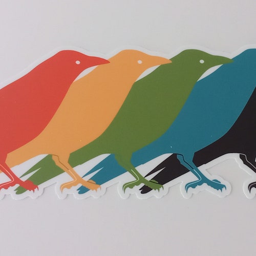 Crow Decal / Crow Sticker / Raven Decal / Raven Sticker / Car - Etsy