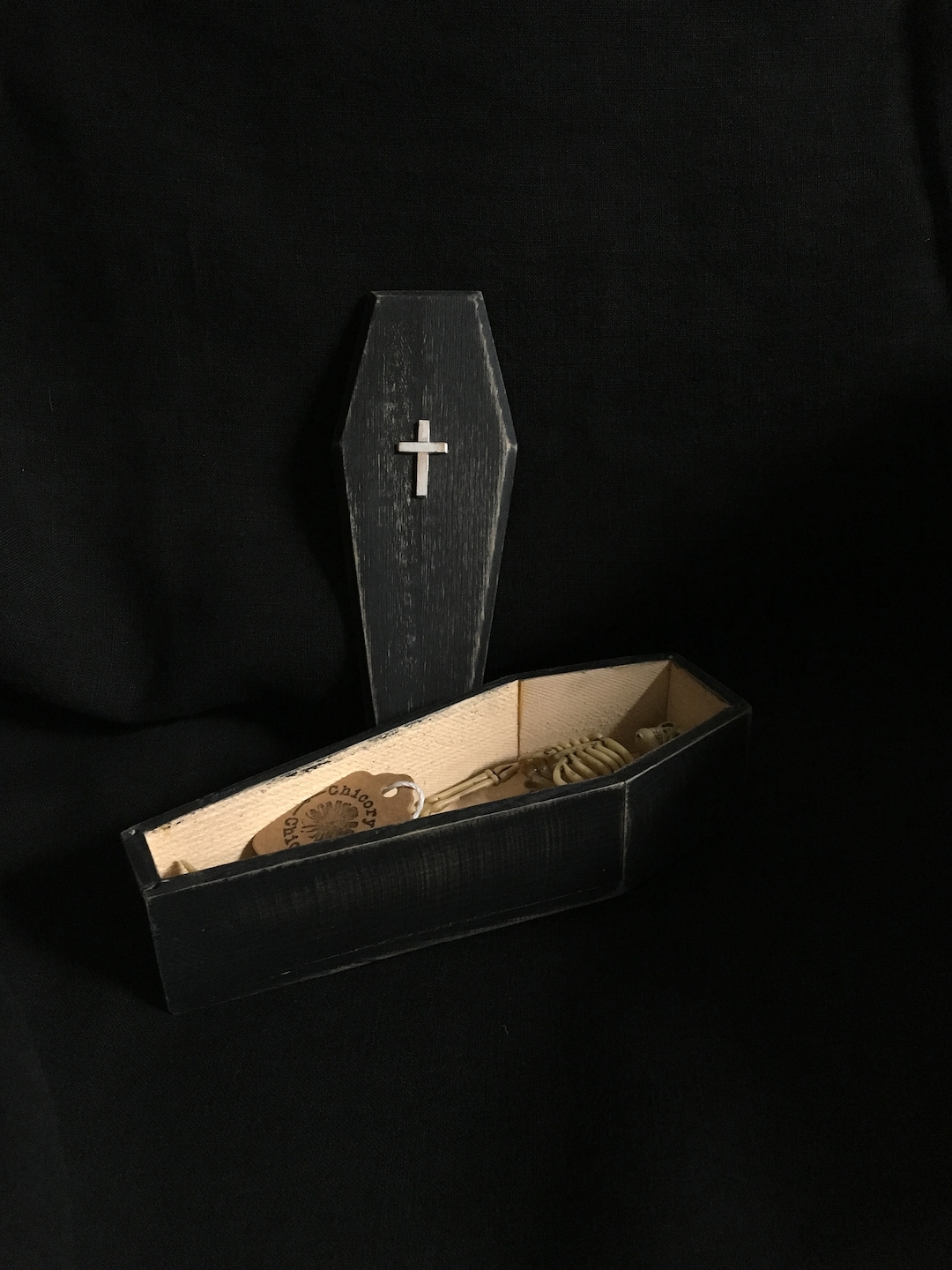 Toe Pincher Coffin With Cross - View Additional Pictures for Colors - Etsy